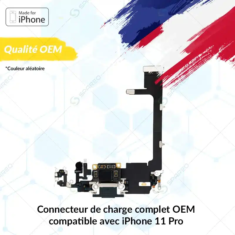 Connecteur de charge iPhone 11 Pro | Qualité OEM - Composants ...