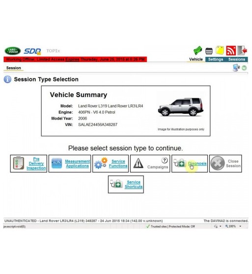 Valise diagnostic Jaguar Land-Rover avec logiciel en Français ...
